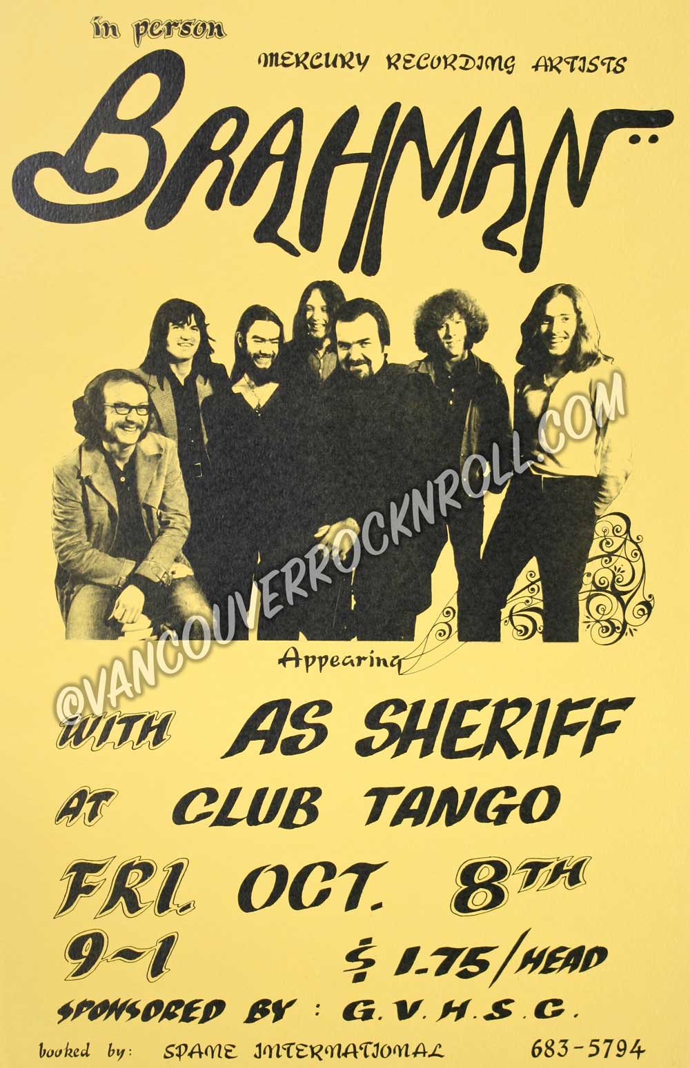 BRAHMAN – Victoria – 1971 – Vancouver Rock 'n' Roll