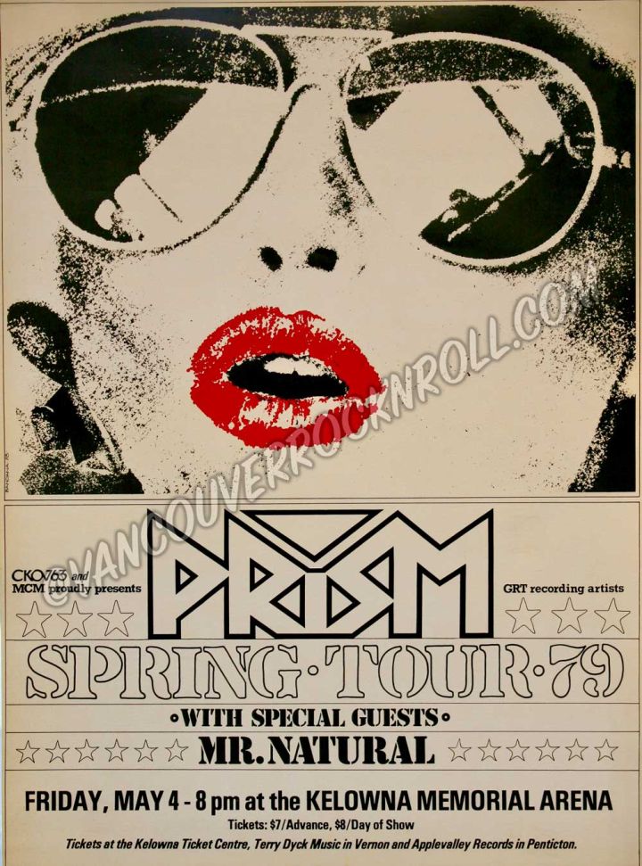 Prism “Spring Tour ’79” – Kelowna – 1979 – Vancouver Rock 'n' Roll